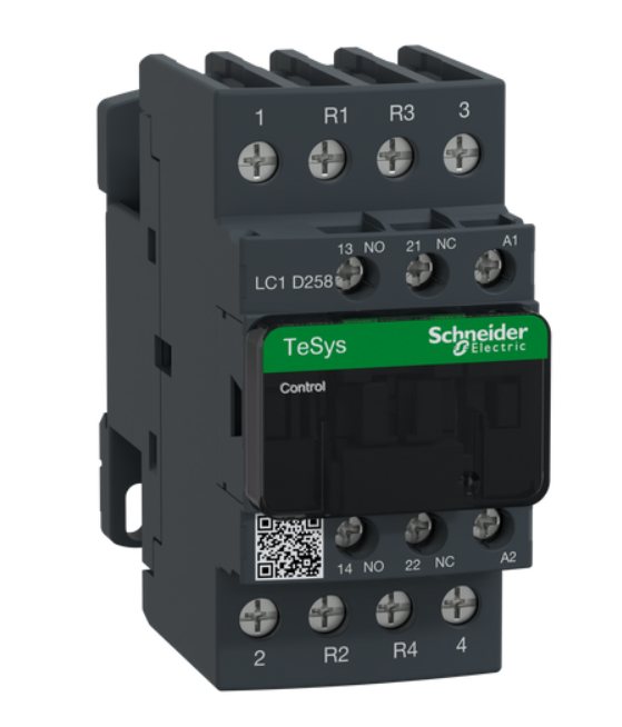 Contactor 40a ac1 2p+2r 1na/1nc 110vac schneider lc1d258f7