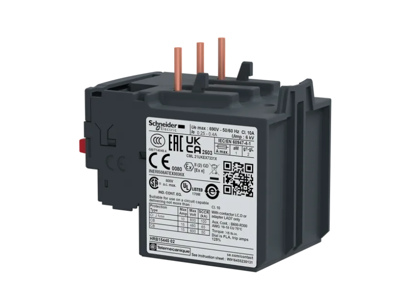 Rele termico 200-330a clase 10 p contactore schneider lr9f7375